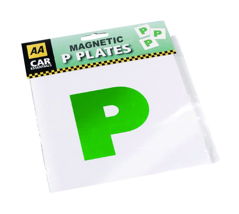 Magnetic P Plates ( Pack of 2 ) : Pennine Leisure Supplies