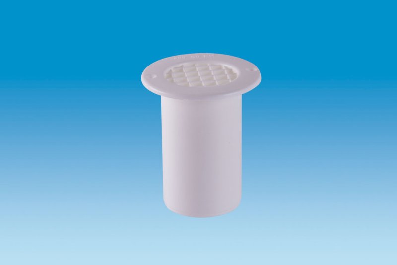 WHITE - 75mm x 75mm Gas Drop Vent : Pennine Leisure Supplies