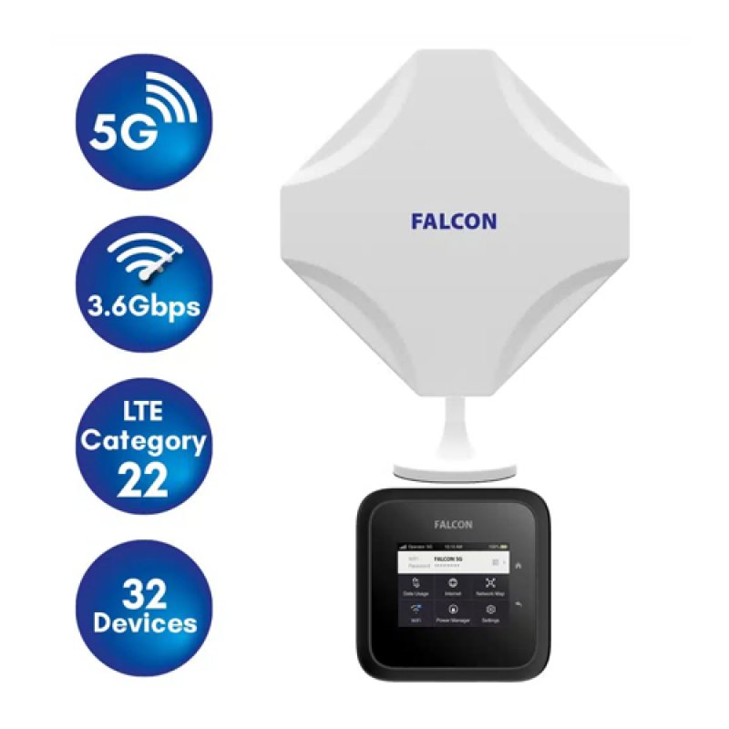 Falcon EVO 5G Portable Mobile Internet 3.6Gbps : Pennine Leisure Supplies