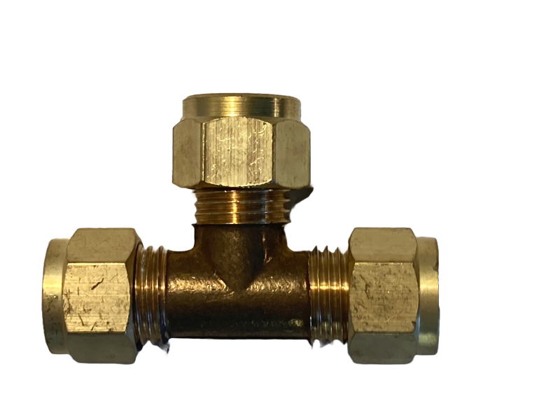 T-Pieces 8mm x 8mm x 8mm Copper : Pennine Leisure Supplies