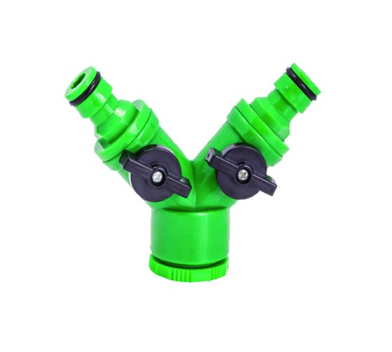 Tap Splitter with Shut-Off 1/2" - 3/4" : Pennine Leisure Supplies