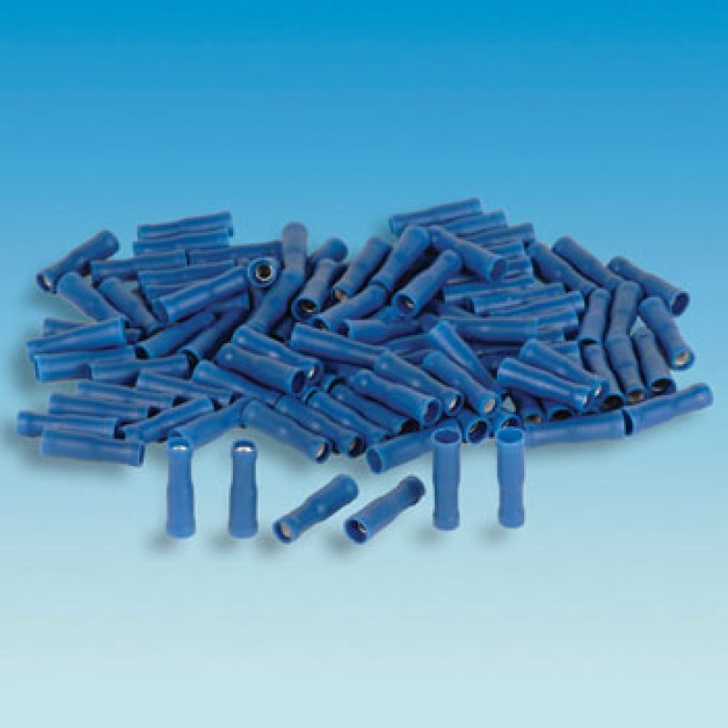 Blue 5mm Diameter Female Bullet Connector : Pennine Leisure Supplies