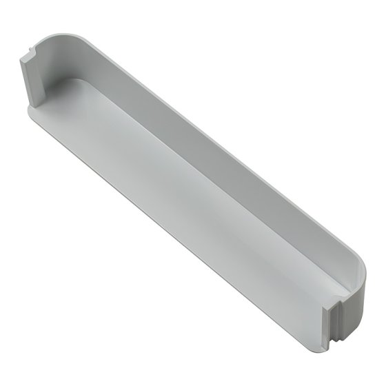 Fridge Door Shelf, White L=384 : Pennine Leisure Supplies