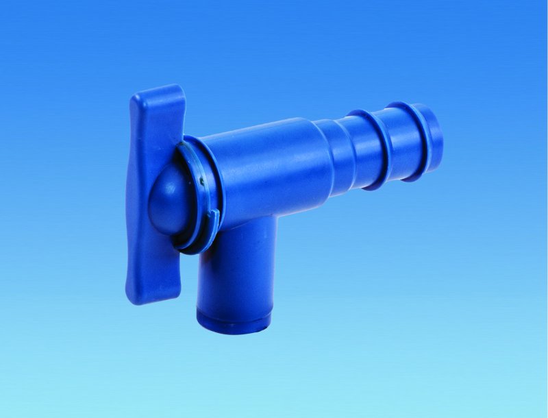 Blue Drainage Tap - Fresh Water : Pennine Leisure Supplies