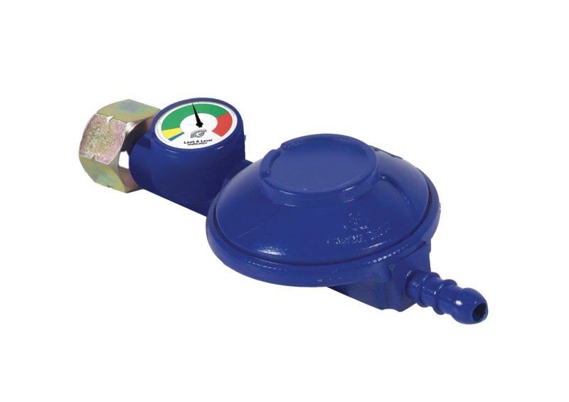 Butane Screw-on Regulator 28mbar with Level Gauge : Pennine Leisure ...