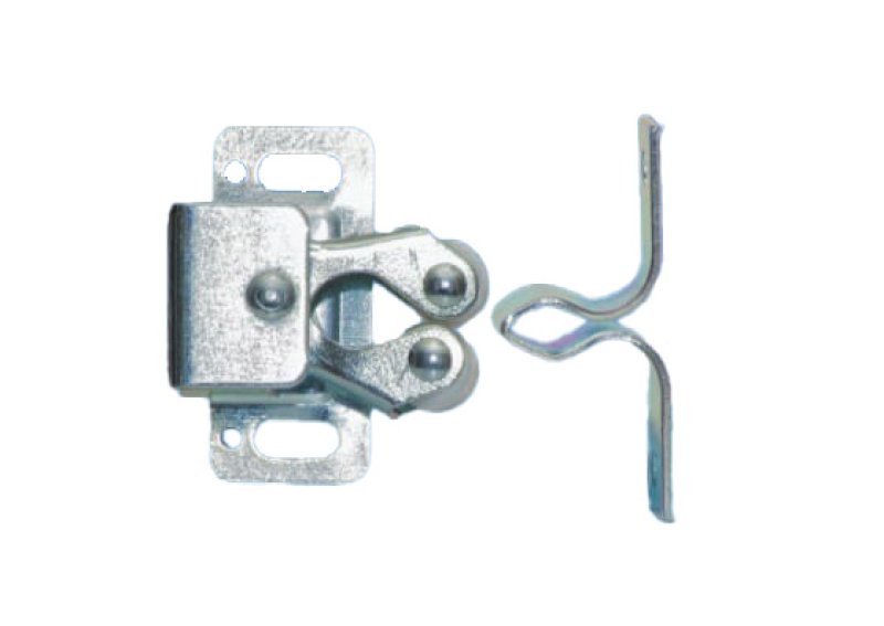Twin Roller Catch, Spring Loaded, Screw Fix : Pennine Leisure Supplies