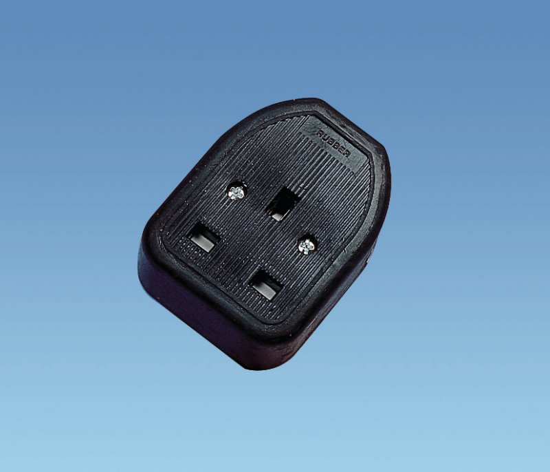 Black 13amp Trailing Socket : Pennine Leisure Supplies