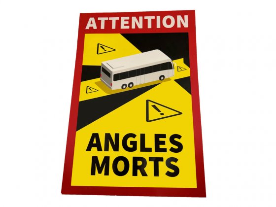 Angles Mort Motorhome Sticker - 3pcs : Pennine Leisure Supplies