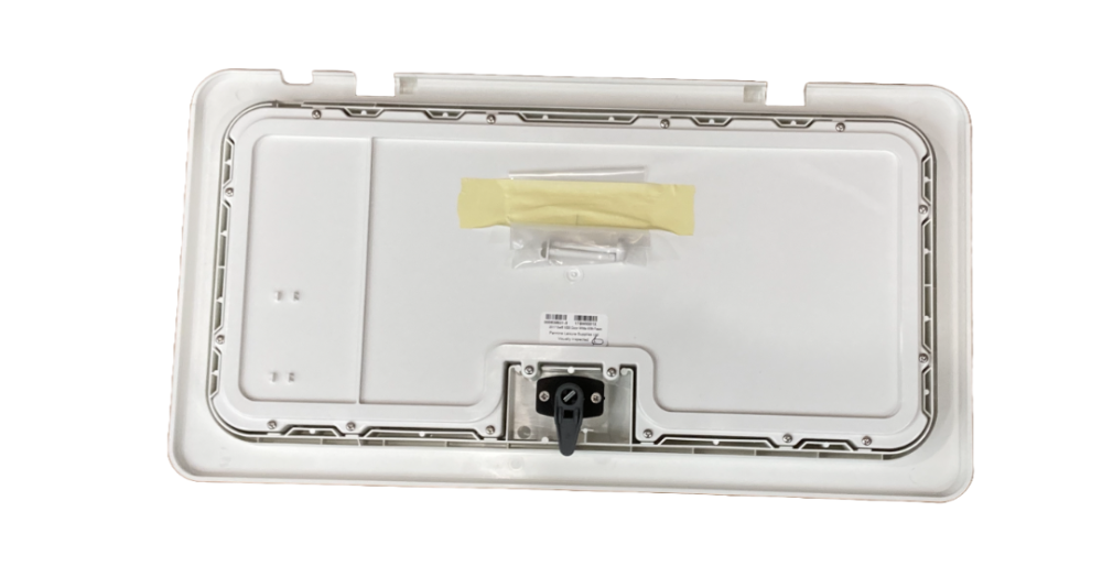 WHITE NBB Battery Box Door ONLY (No Infill) : Pennine Leisure Supplies