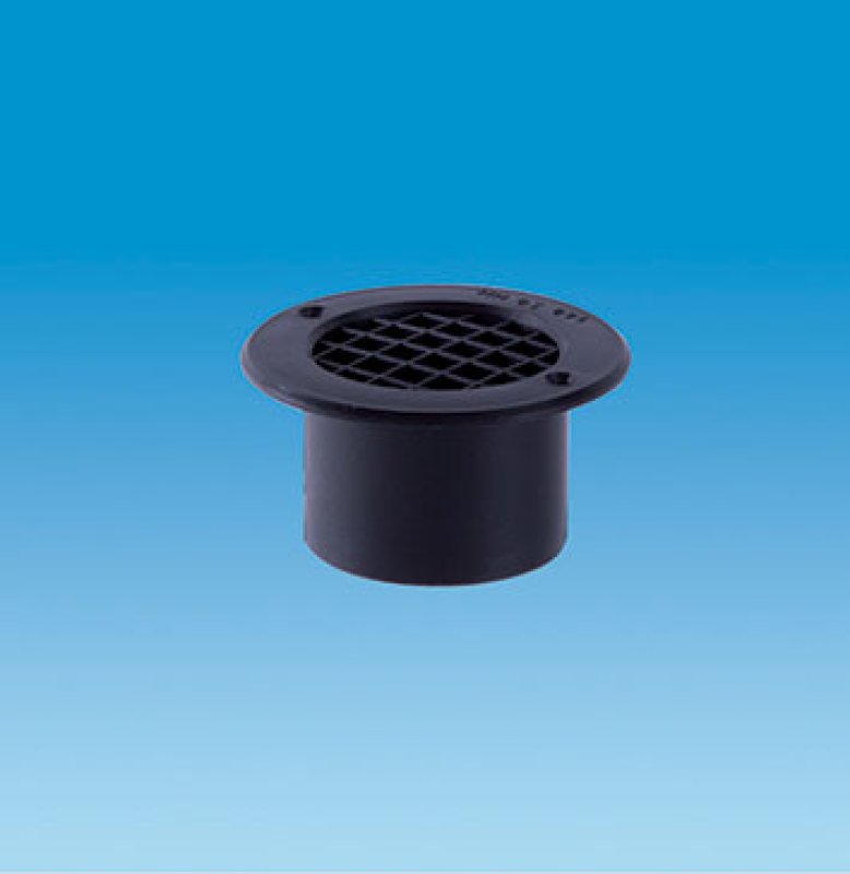 BLACK - 75mm x 35mm Gas Drop Vent : Pennine Leisure Supplies