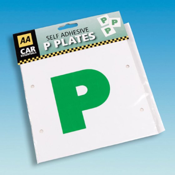 Magnetic P Plates ( Pack of 2 ) : Pennine Leisure Supplies